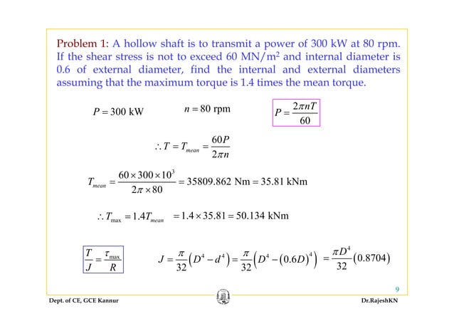 Mechanics of structures module2 | PDF
