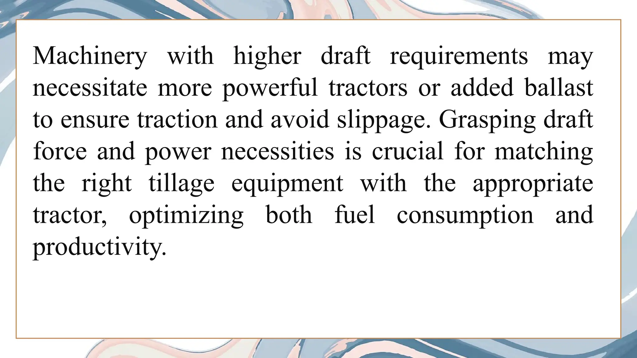 mechanics of tillage and traction woody ring | PPTX