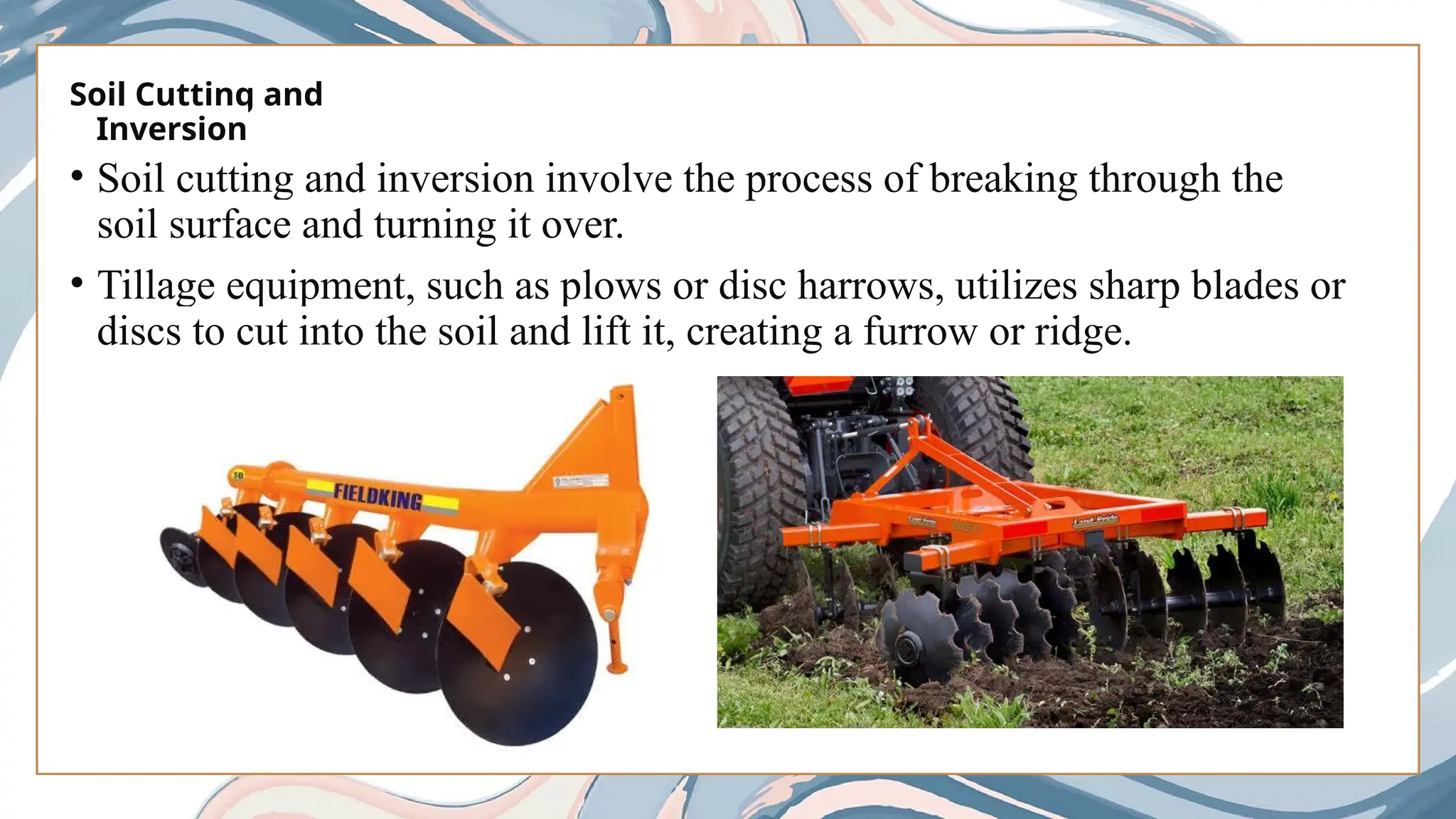 mechanics of tillage and traction woody ring | PPTX