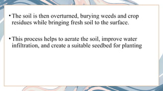 mechanics of tillage and traction woody ring | PPTX