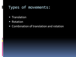 Mechanics of tooth movement | PPTX