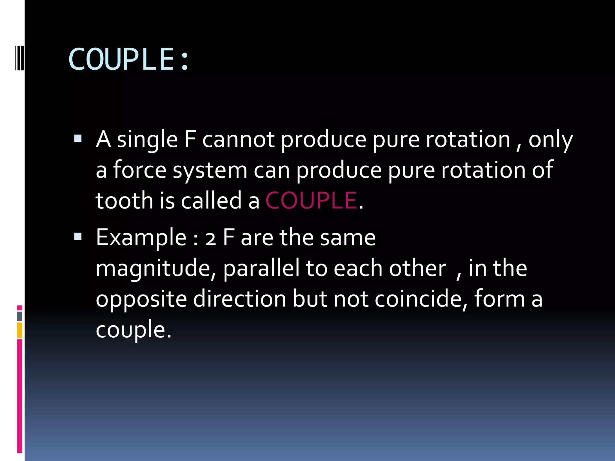 Mechanics of tooth movement | PPTX