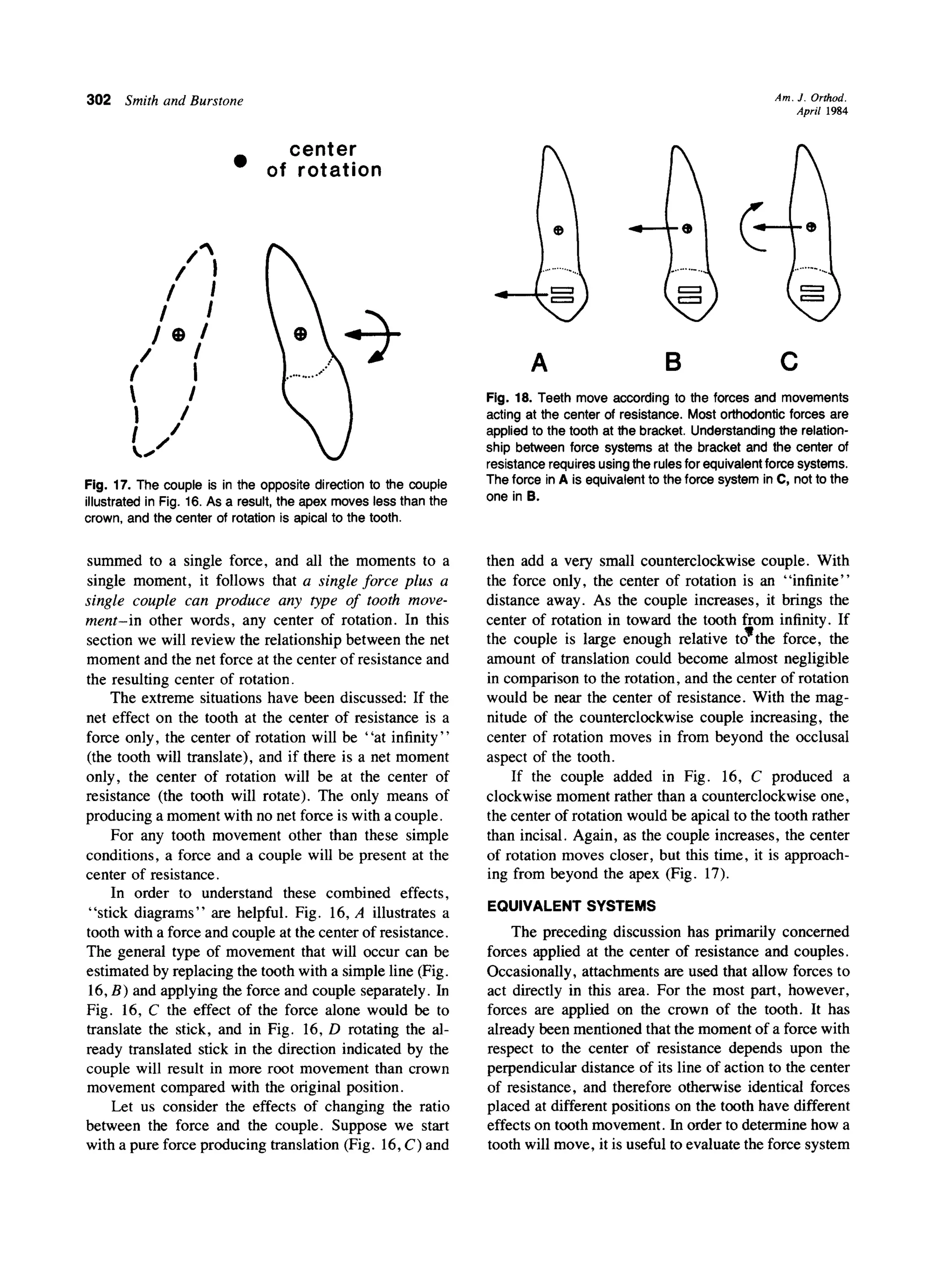 Mechanics of tooth movement | PDF