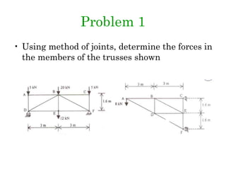 Mechanics of Trusses. Force Determination | PPT