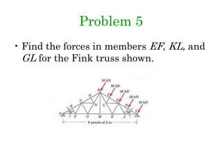 Mechanics of Trusses. Force Determination | PPT