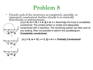 Mechanics of Trusses. Force Determination | PPTX