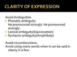 Mechanics of writing | PPT