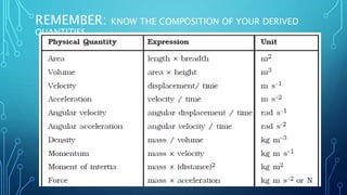 Mechanics physical quantities, si units and vectors | PPT