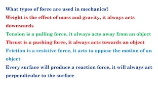 Cambridge IGCSE A level Mechanics PPT.pptx