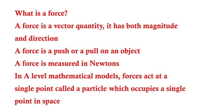 Cambridge IGCSE A level Mechanics PPT.pptx
