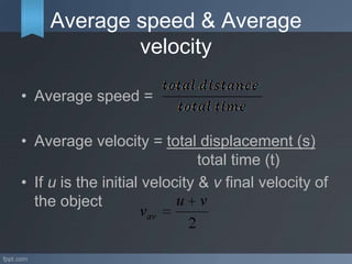 Mechanics ppt 1 | PPTX | Physics | Science