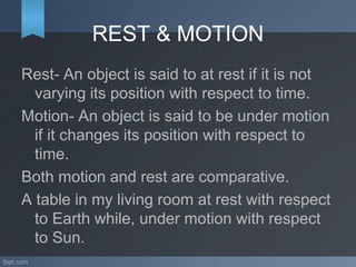 Mechanics ppt 1 | PPTX