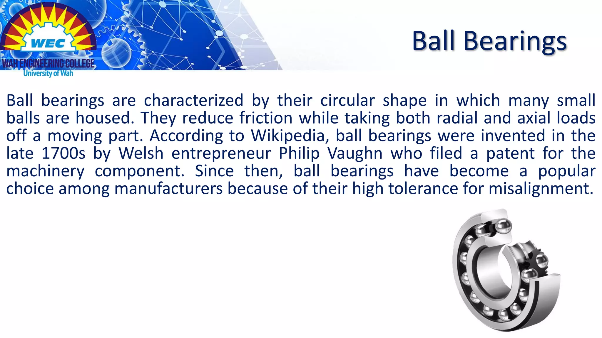 Bearing and it's applications | PDF