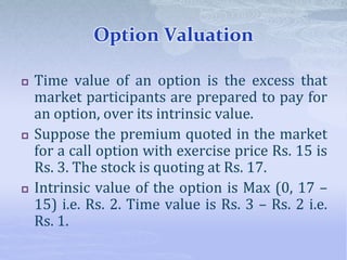 Mechanics & properties of options ii | PPTX | Stocks and Bonds ...