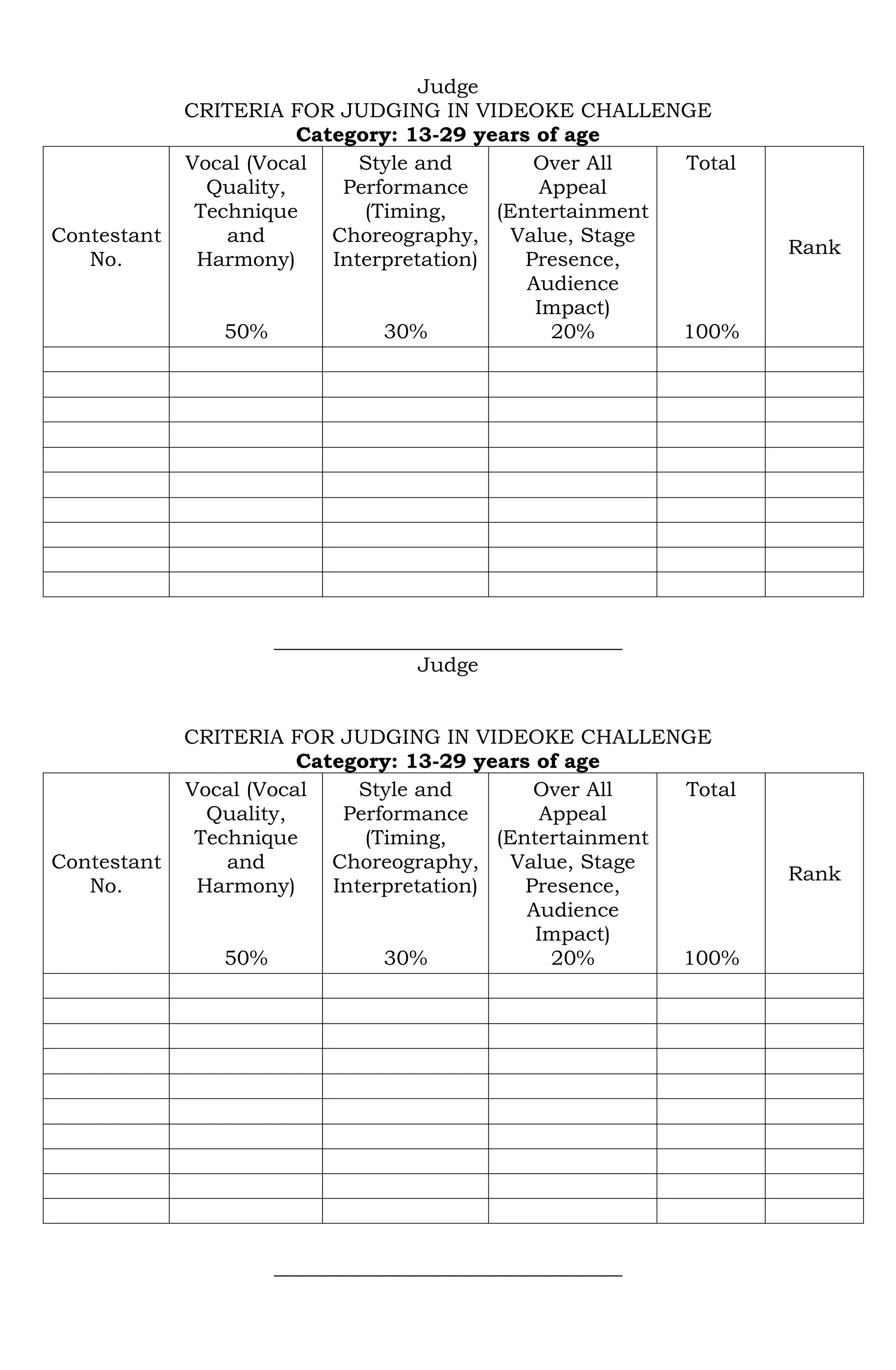mechanics videoke challenge fiesta in barangay | DOC