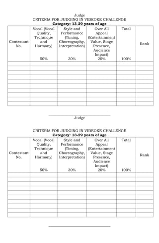 mechanics videoke challenge fiesta in barangay | DOC