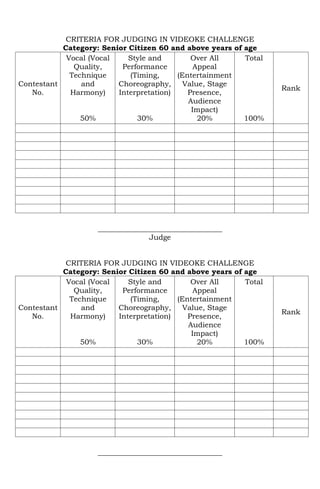 mechanics videoke challenge fiesta in barangay | DOC