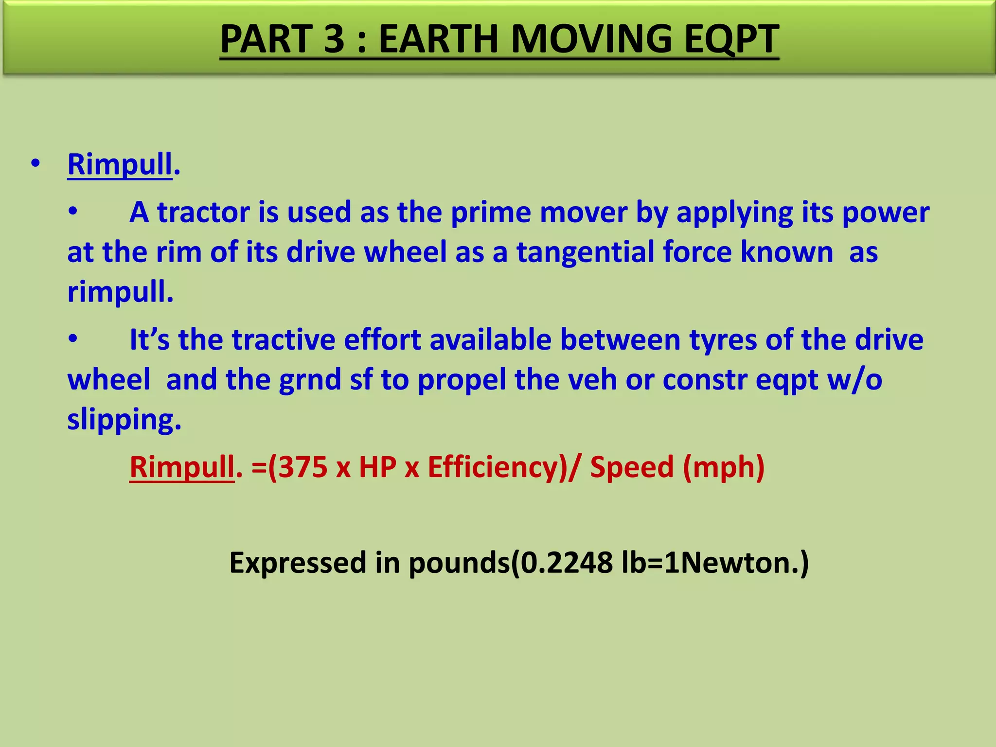 Mechanised construction | PPTX