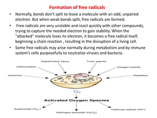 Mechanisim and generation of free radicals | PPTX