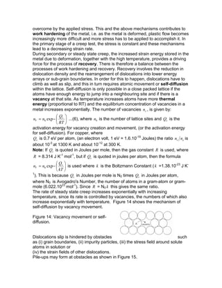 Fracture Mechanics & Failure Analysis: Lecture Mechanism of Creep in ...