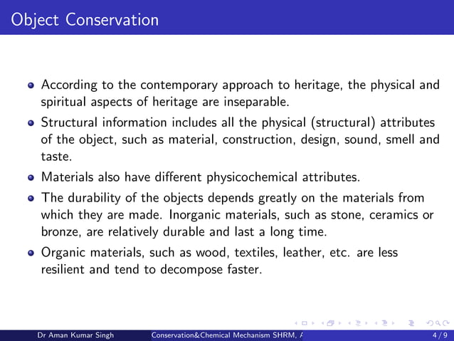 Conservation and Chemical Mechanism basic Concept and Value | PPT