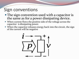 Mechanism of-a-capacitor | PPTX