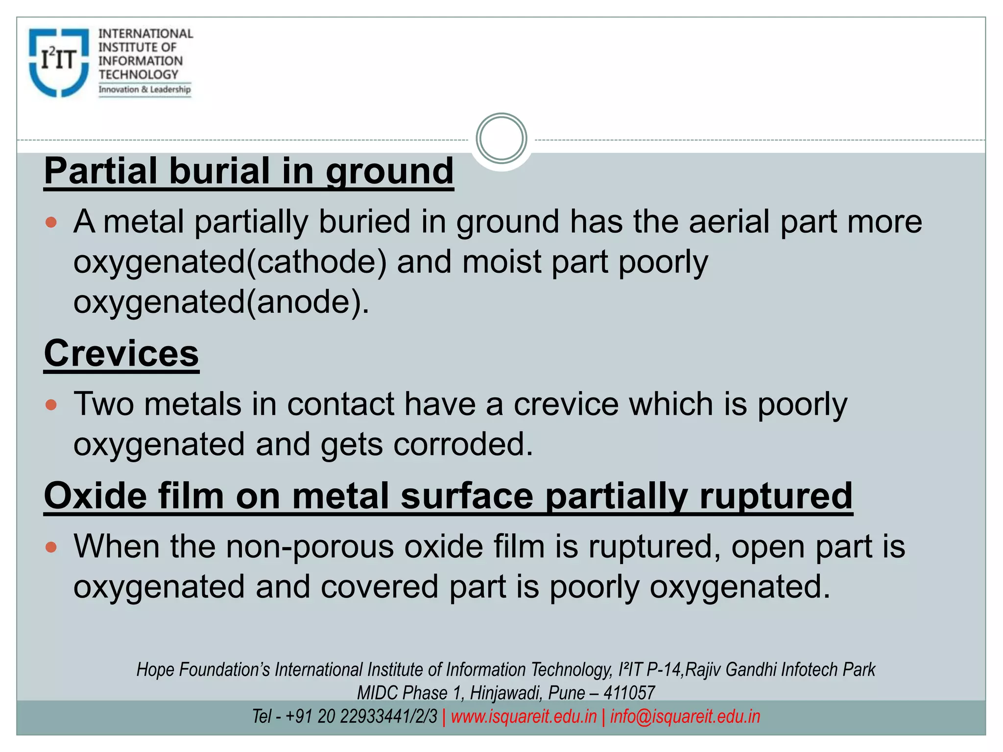 Mechanism of Corrosion | Applied Science | PPTX