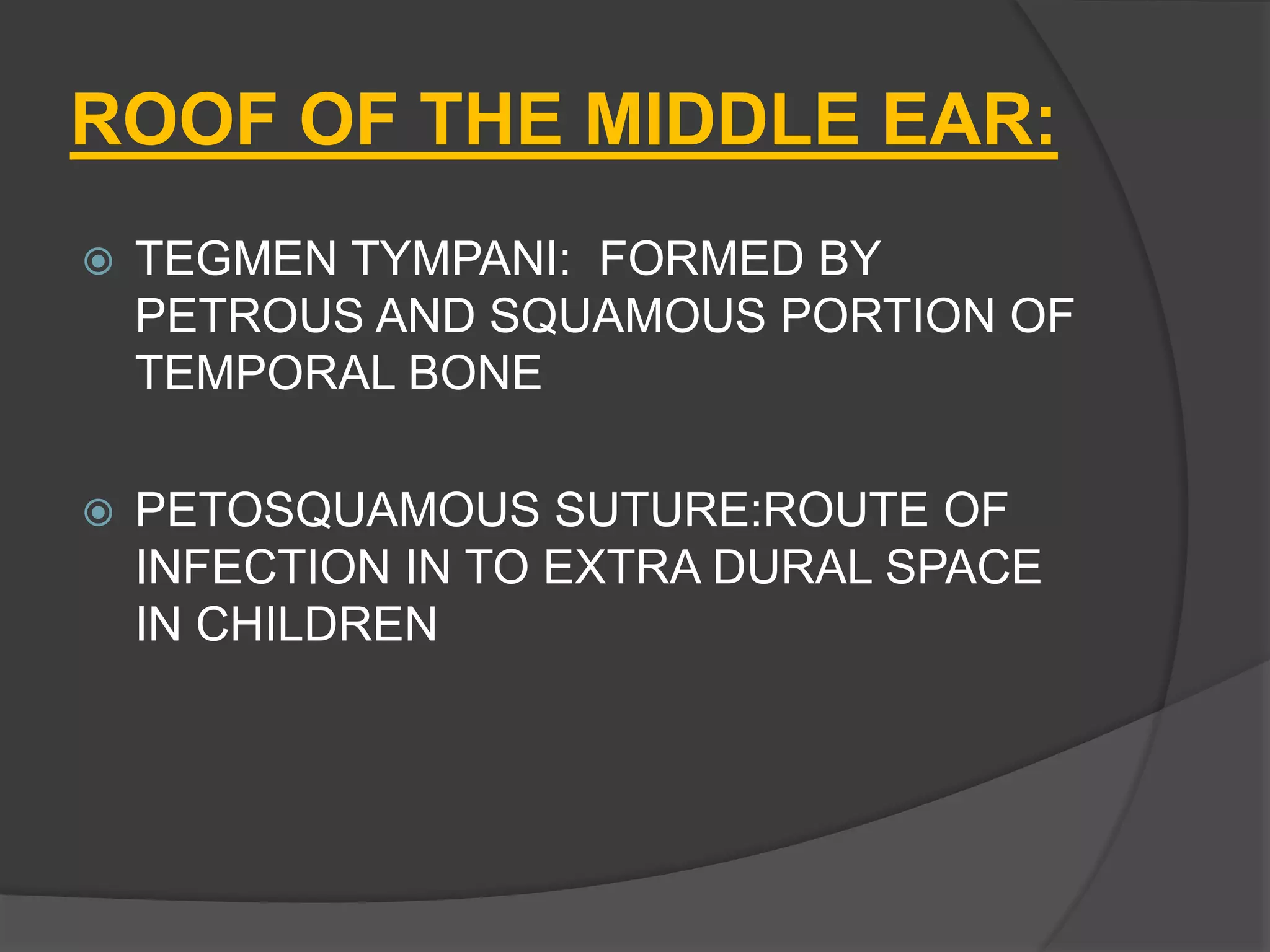 anatomy and physiology of middle ear spaces | PPTX