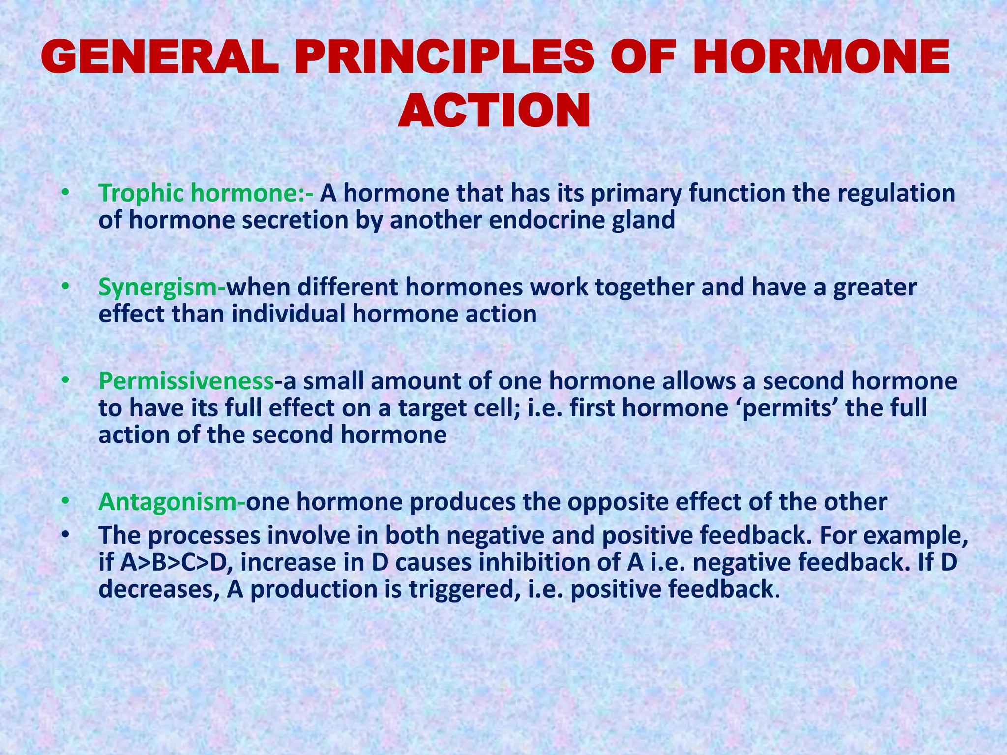 Mechanism & action hormone | PPTX