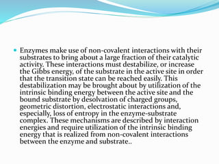 Mechanisms action of enzymes | POTX