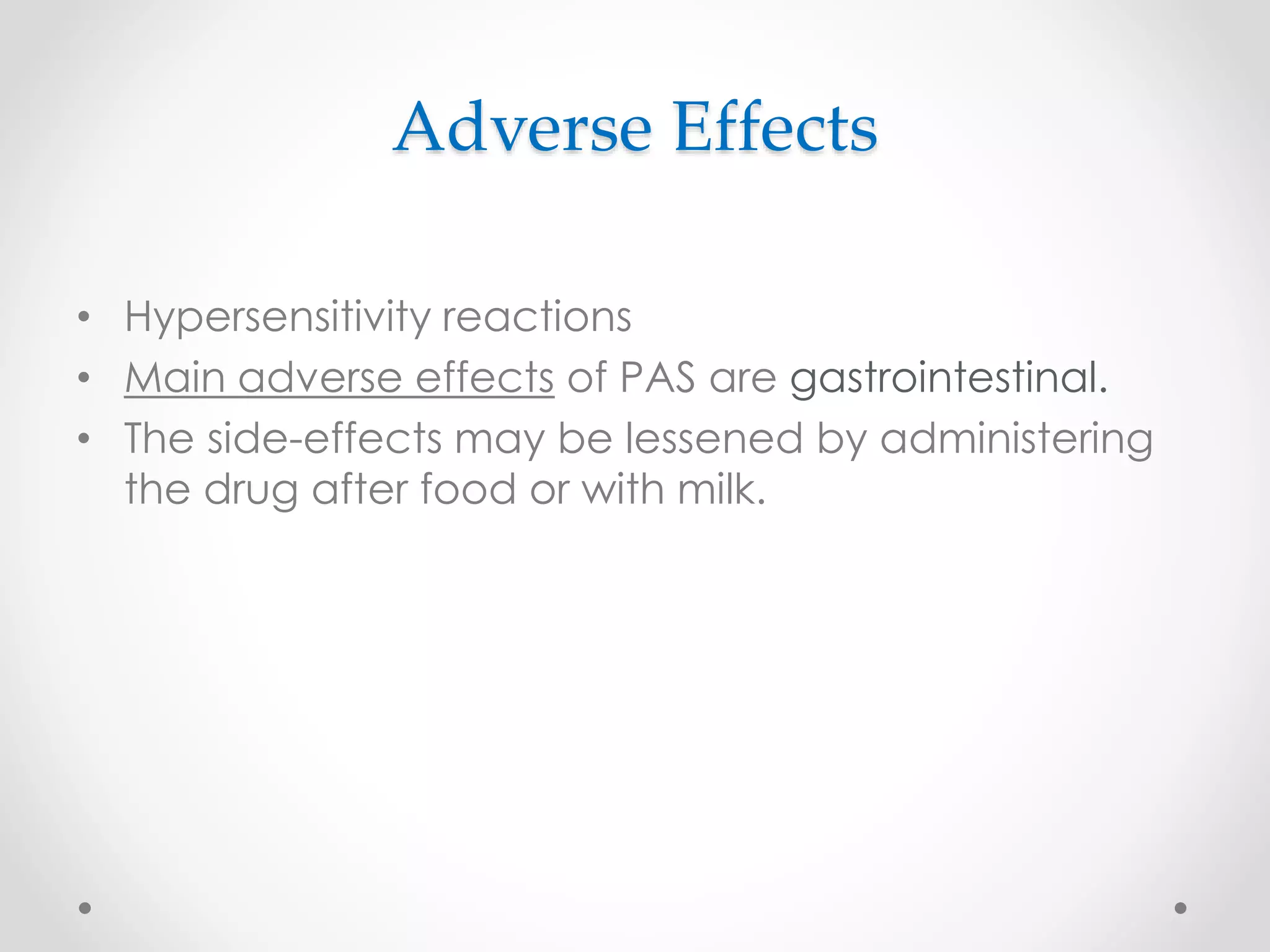 Anti Tubercular Drugs - Mechanism of Action and Adverse effects | PPTX
