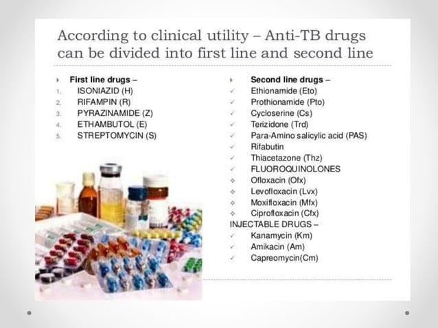 Anti Tubercular Drugs - Mechanism of Action and Adverse effects | PPTX