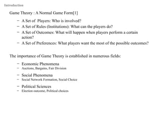 Mechanism design theory examples and complexity | PPT