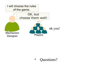 Mechanism design theory examples and complexity | PPT