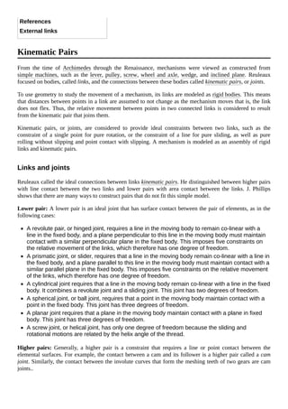 Mechanism (engineering) | PDF