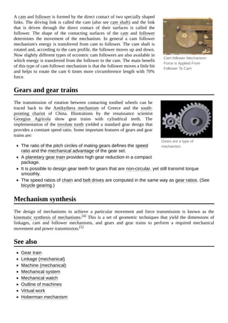 Mechanism (engineering) | PDF