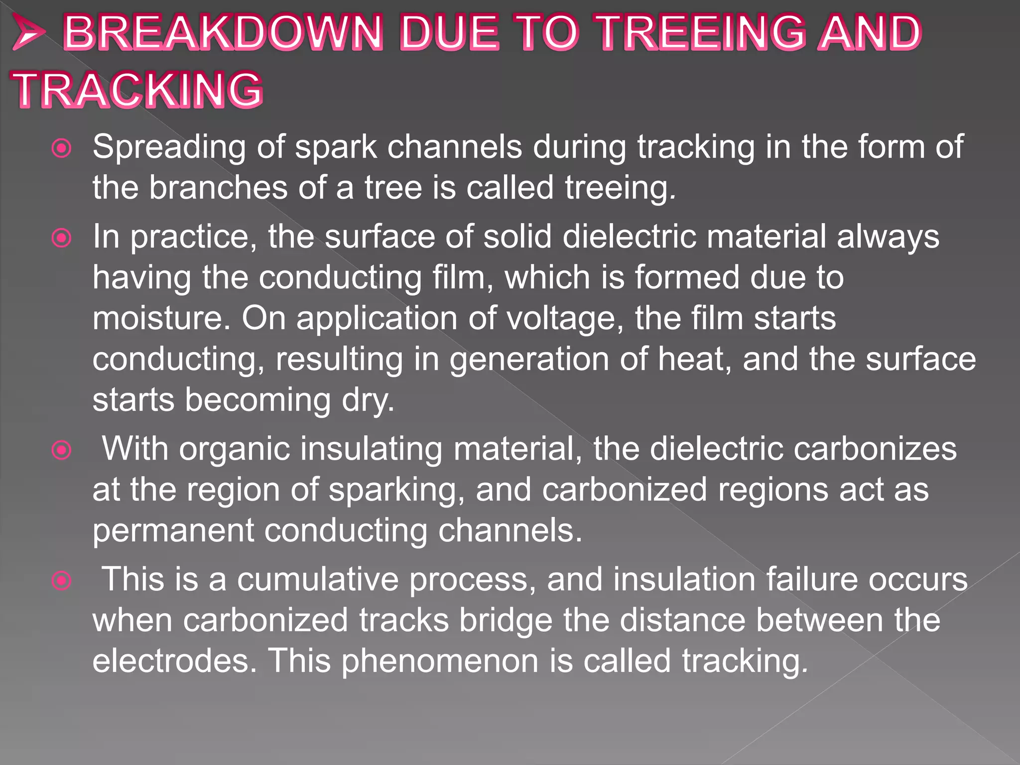 Mechanism for breakdown for | PPTX
