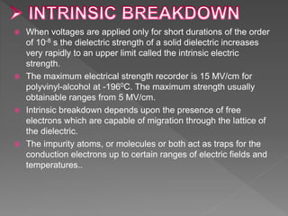 Mechanism for breakdown for | PPTX