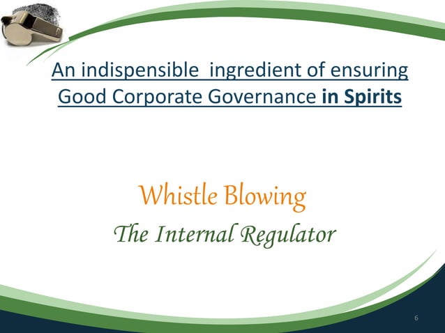 Mechanism for whistle blowing | PPTX | Business | Business and Finance