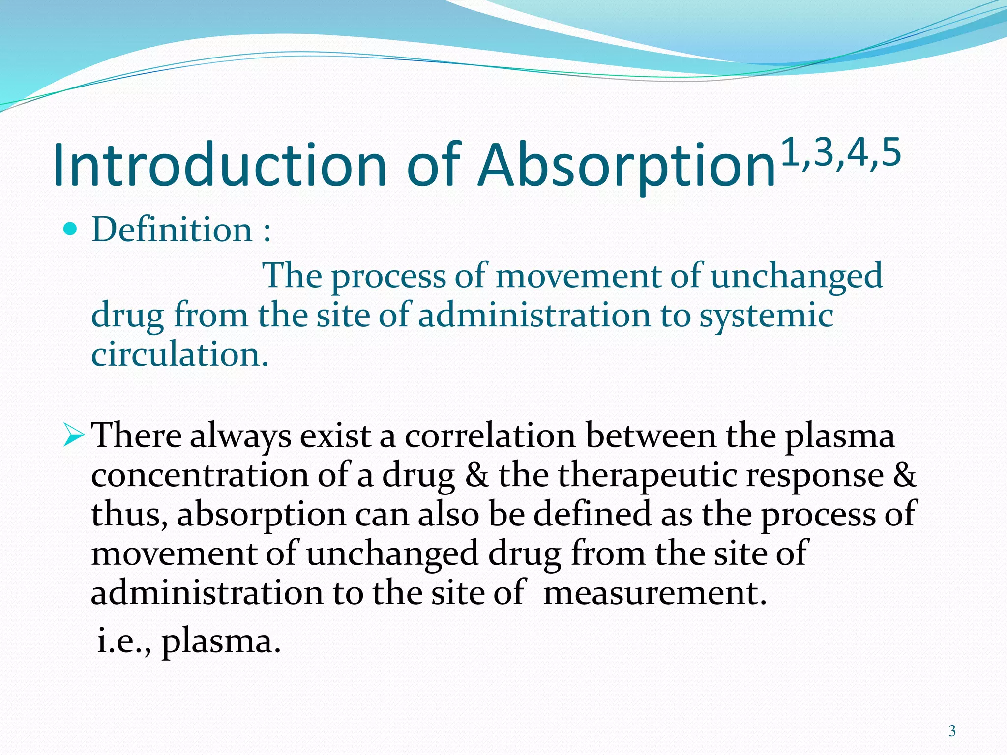 Mechanisms of absorption of drugs | PPTX