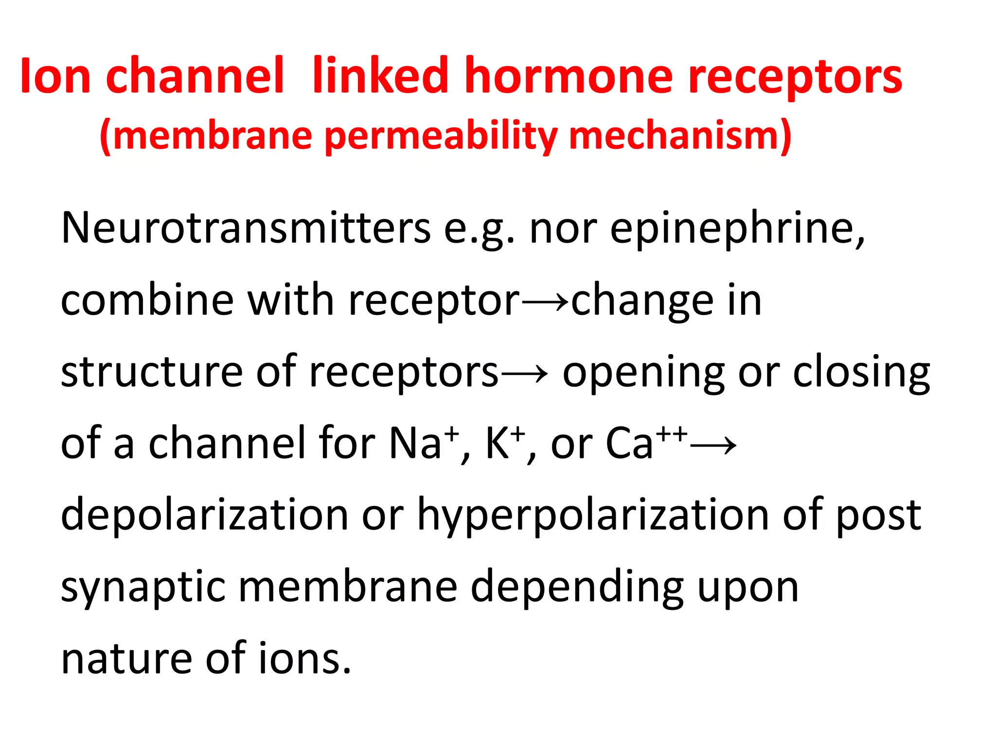 Mechanism of action of hormones | PPT