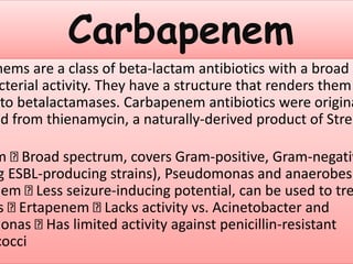Mechanism of action of antibiotics | PPTX