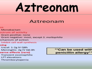 Mechanism of action of antibiotics | PPTX