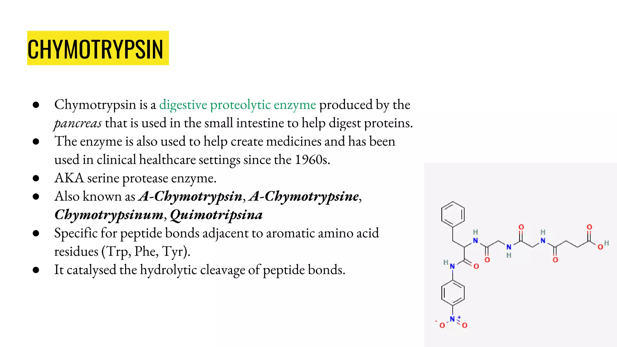 Mechanism of action of Chymotrypsin & Lysozyme.pptx