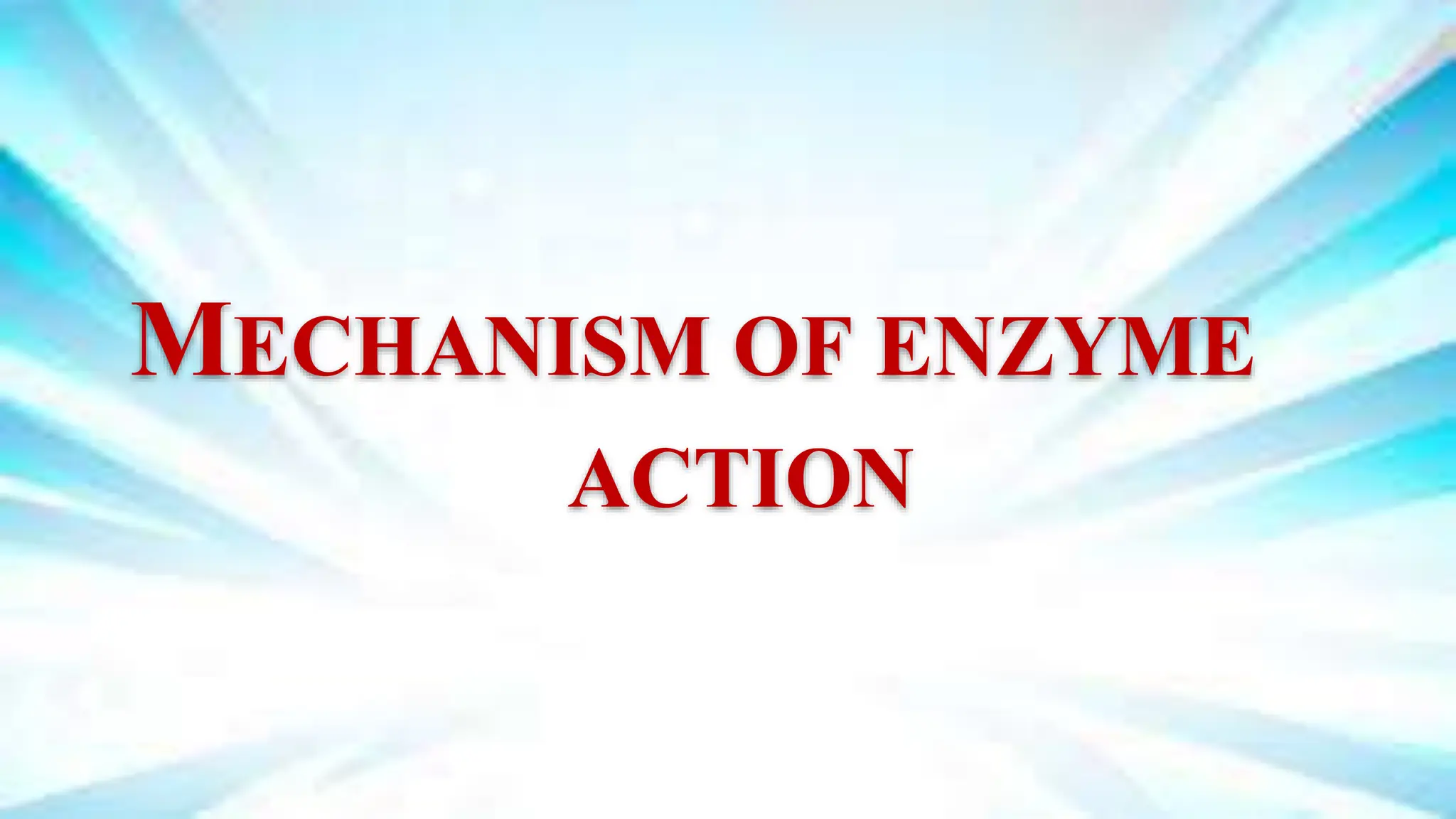 Mechanism of action of enzymes and Biological and pharmaceutical ...