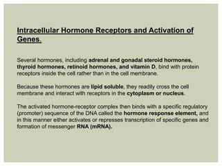 MECHANISM OF ACTION OF HORMONE.pptx