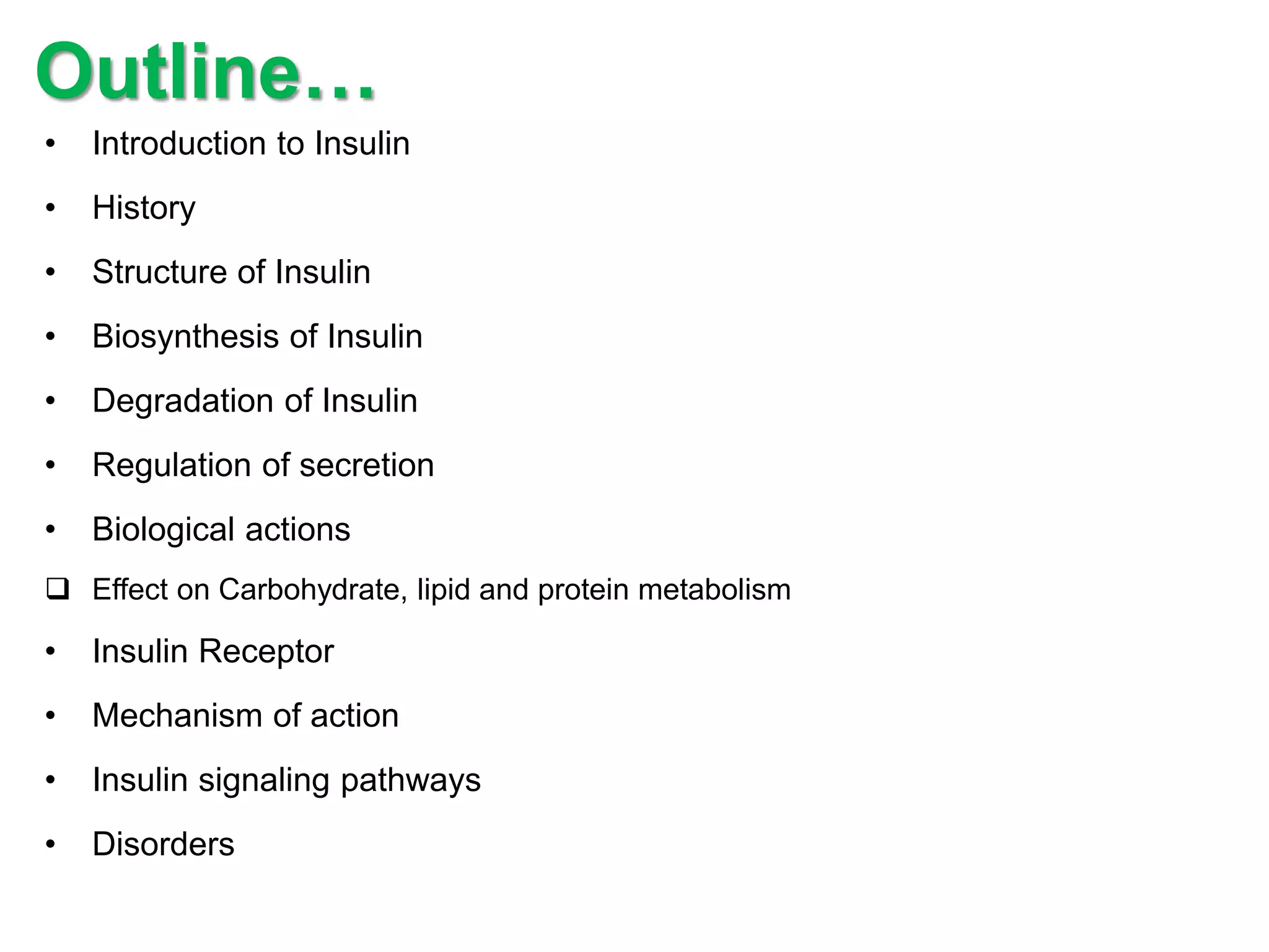 Mechanism of action of insulin | PPTX