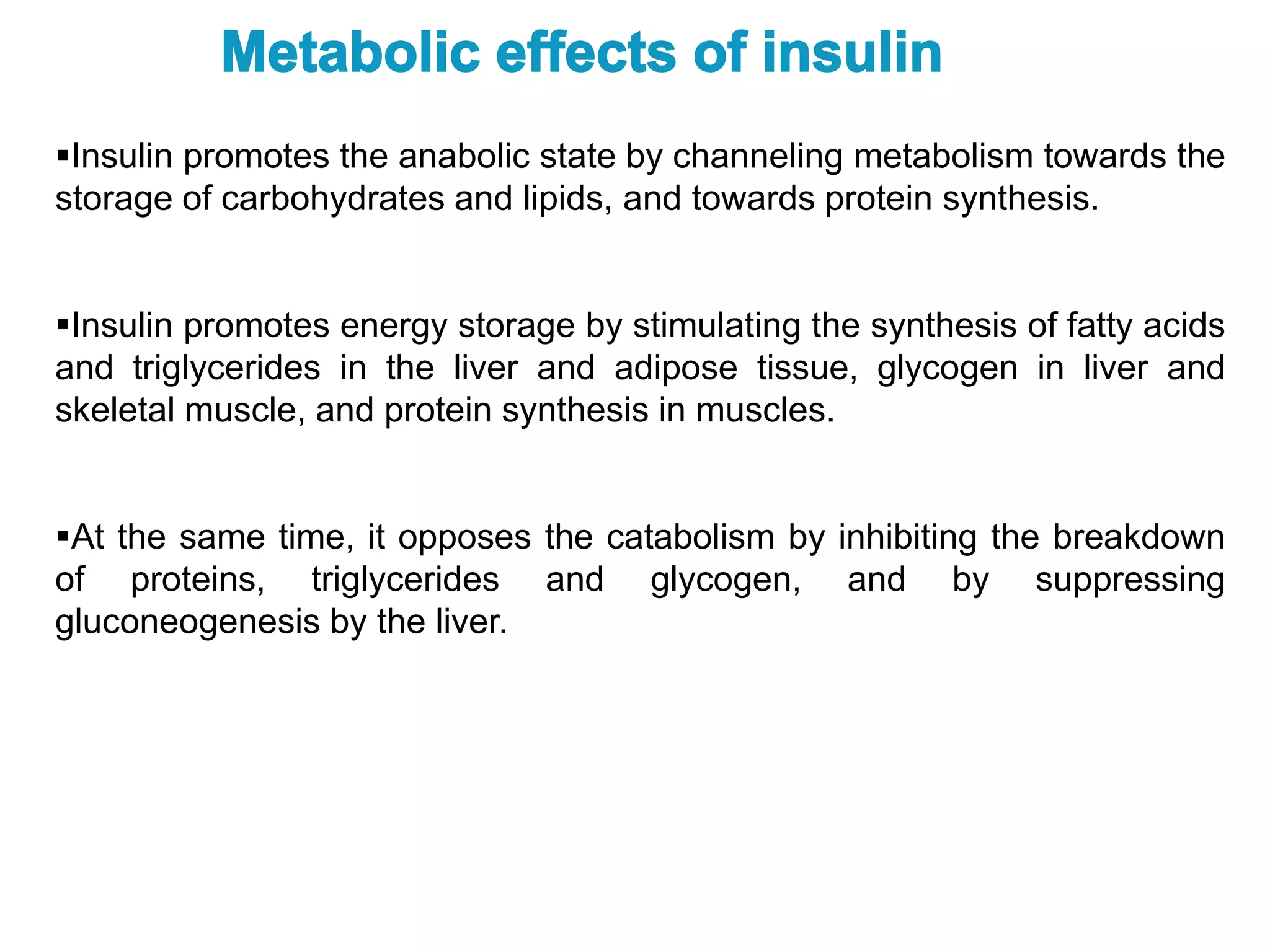 Mechanism of action of insulin | PPTX