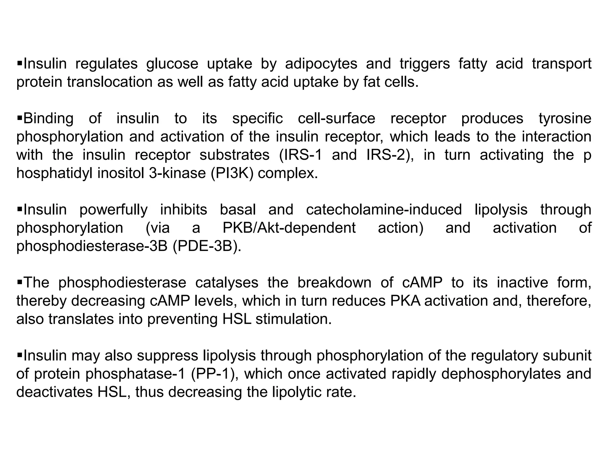Mechanism of action of insulin | PPTX