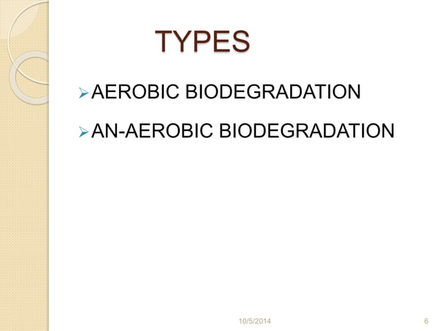 Mechanism of aerobic & an aerobic biodegradation | PPTX | Chemistry ...
